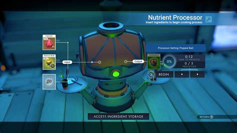 No Mans Sky Nutrient Processor Recipe Banana