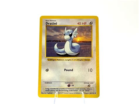 Dratini Shadowless Base Set 26102 1999 Wotc Ken Sugimori