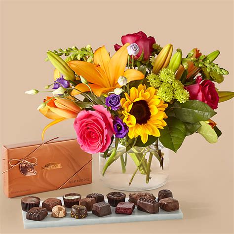 Send Love With Flowers And Chocolates Proflowers