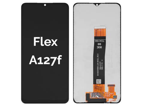 Modulo Samsung A12 A127f Flex Negro Original Premium Novocell