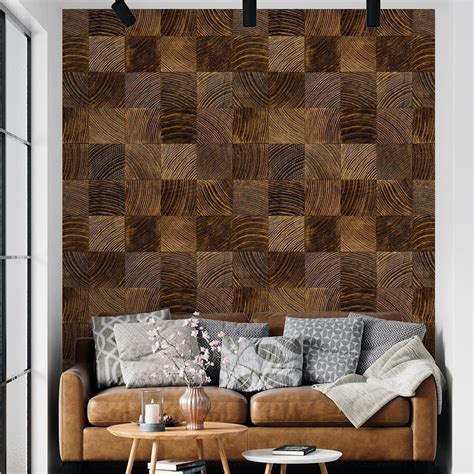 Wooden Wallpaper Paper Plane Design