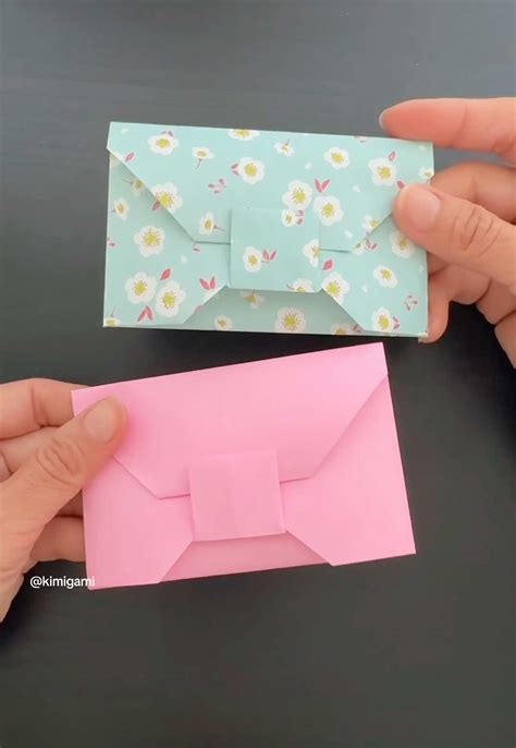 Paper Kawaii Origami Envelope Cute Origami Heart Envelope Step By Step