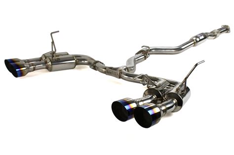 Invidia Gemini R400 Titanium Burnt Quad Tip Cat Back Exhaust 2022 20