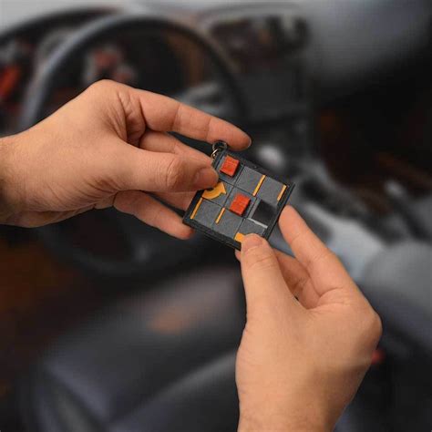 Parking Lot Slide Puzzle Keychain Bring Awareness To Responsible