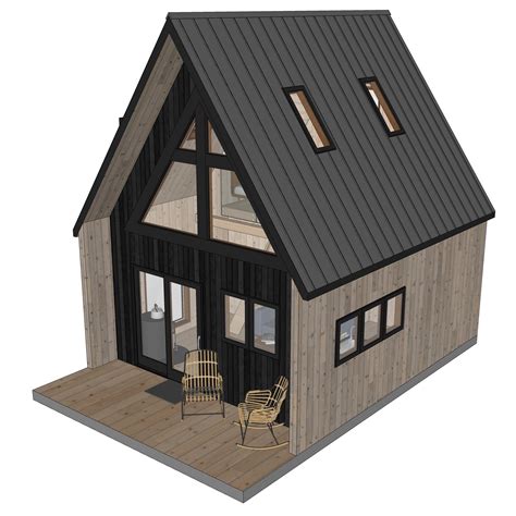 330 Sf Tiny House Cabin Instant Download Construction Plans Etsy