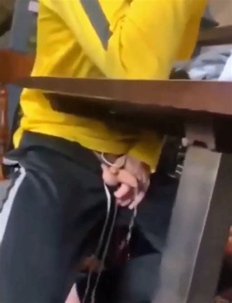 Public Piss Short Piss Under The Table At A