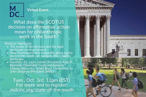 Webinar What The Scotus Decision On Affirmative Action Means For