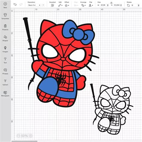 Hello Kitty Spider Man Svg And Png Files In 2025 Hello Kitty Kitty