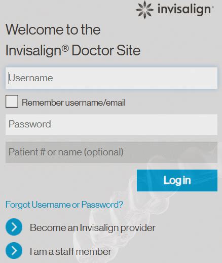 Invisalign Doctor Site Login