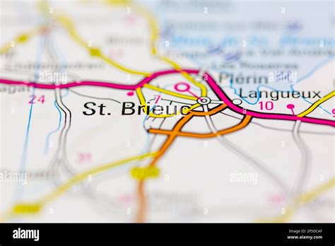 St Brieuc Bretagne Carte Plan St Brieuc Centre Ville Qekae