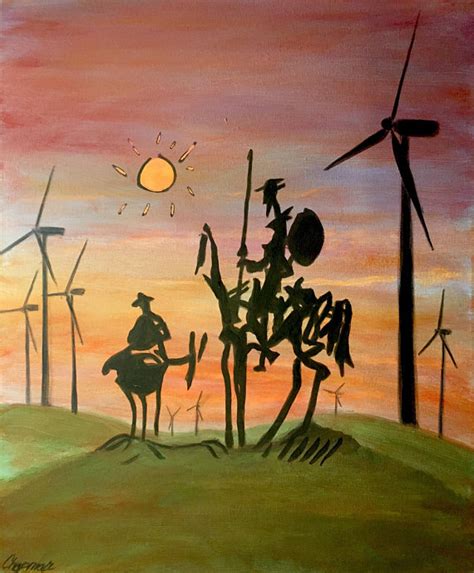 Don Quixote Windmill Painting At Explore