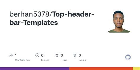 Github Berhan5378top Header Bar Templates