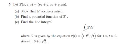 Solved Let F X Y Z Yz Y Xz X Xy A Show That F Is Chegg