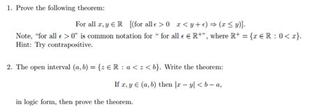 solved prove the following theorem for all x y element r