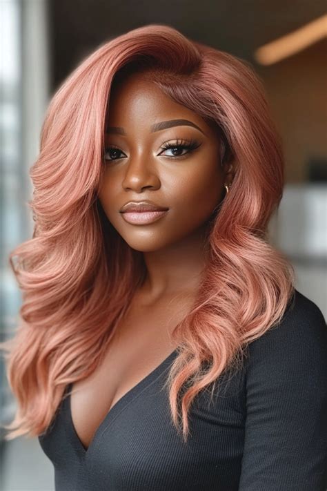13 Flattering Hair Color Ideas For Brown Skin Vibrant And Subtle