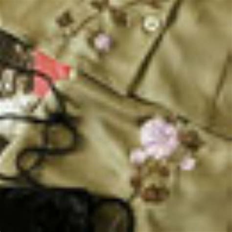 روبان دوزي گل داوودي