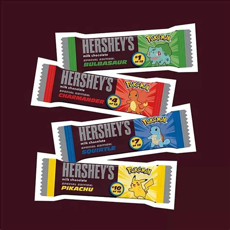 Hersheys Pokémon Snack Size Chocolate Bars 100 Count Candy
