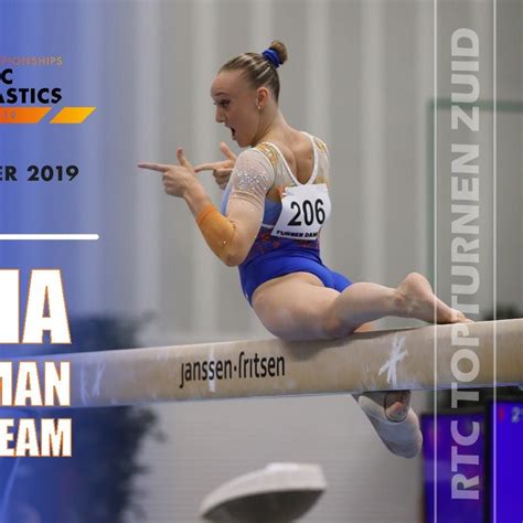 Topturnen Tisha Volleman In Wk Team Niet Lang Na De Tweede Wk