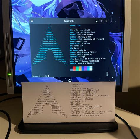 Paper Neofetch In Real Life Runixporn