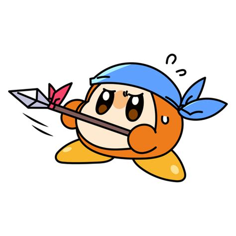 Kirby And Waddle Dee Correspondence Sticker Sticker Mania