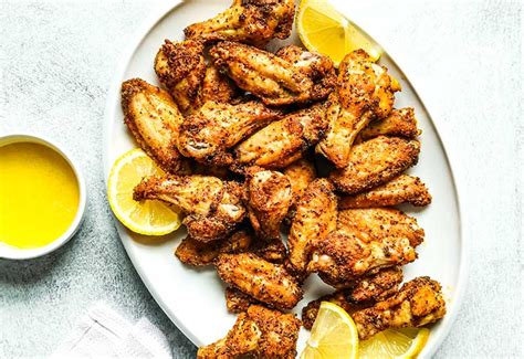 Lemon Pepper Baked Wings Heinens Grocery Store