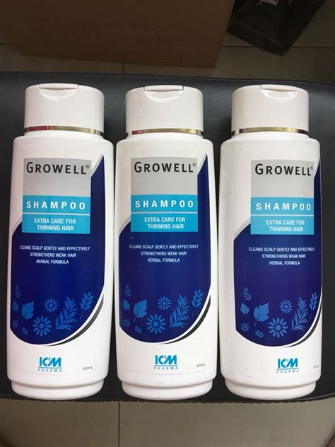 Growell Shampoo Extra Care For Thinning Hair Beauty And Personal Care