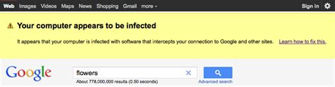 Your Computer Appears To Be Infected On Google Search GHacks Tech News