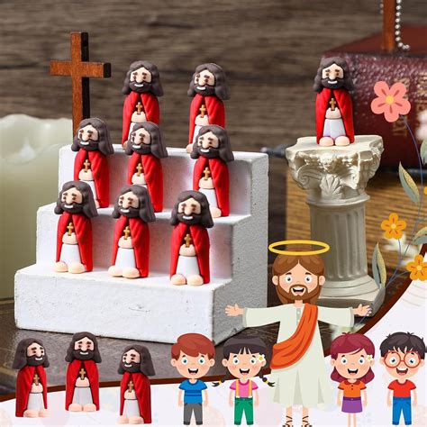25 Pcs Mini Jesus Dolls Tiny Jesus Figurines Religious Christ Savior