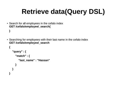 Elasticsearch Presentation 1 Ppt