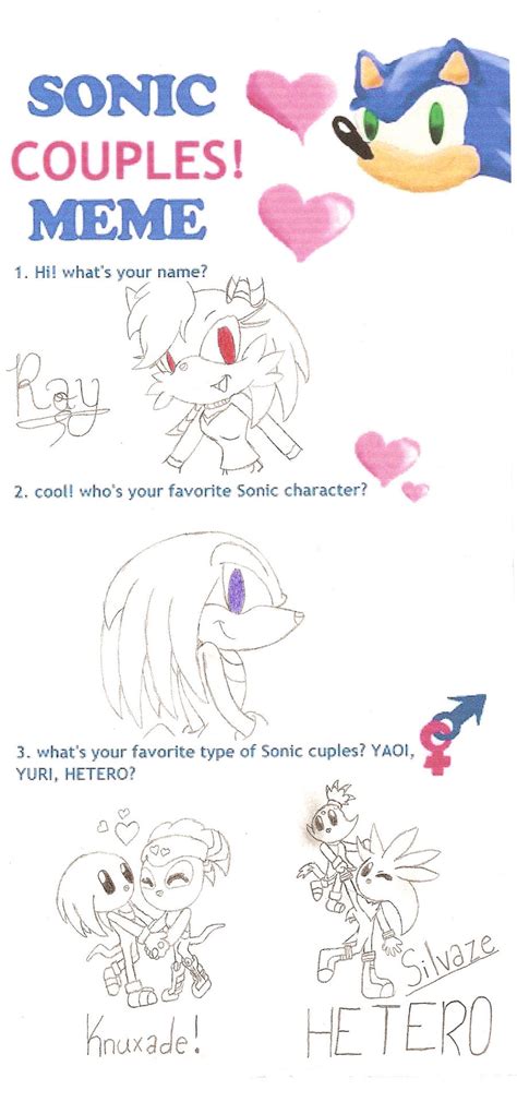 Sonic Couple Meme Page 1 By Phoebegemini On Deviantart