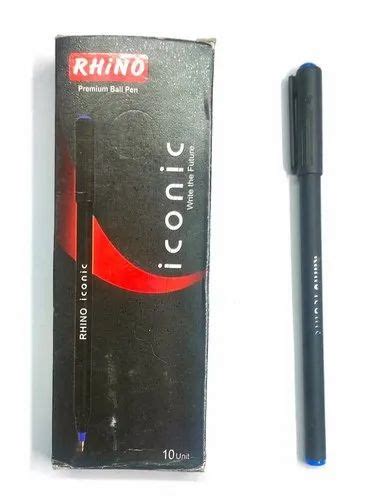 Rhino Black Iconic Blue Ball Pen For Writing At ₹ 27pack In New Delhi