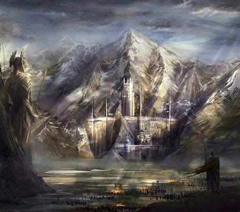 Gondolin Artwork Orta Dünya Ordu Dünya