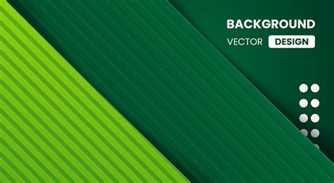 Abstract Green Gradient Papercut Geometric Background Stock