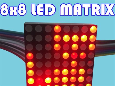 Controlling X LED Matrix Without Drivers Libraries Arduino Project Hub