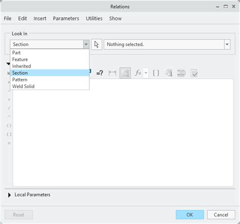 solved how to edit sketch relation from program of a part ptc