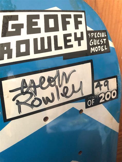 Pocket Pistols Skateboards Geoff Rowley Special Model Deck Sports
