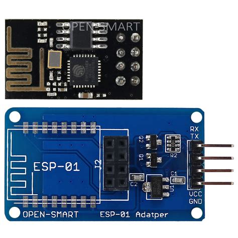Esp8266 Esp 01 Wifi Module Serial Wi Fi Compatible Wireless Transceiver Esp 01 Adapter Module