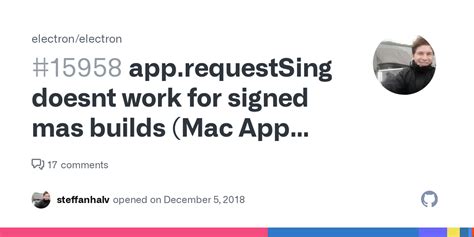 App RequestSingleInstanceLock Doesnt Work For Signed Mas Builds Mac App Store Issue