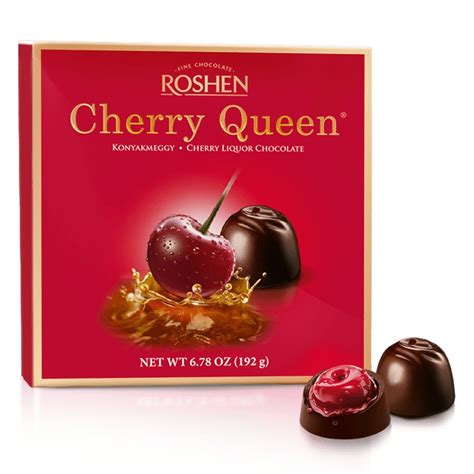 Шоколадови Бонбони Roshen Cherry Queen Ebag Bg