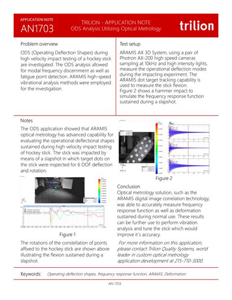 Pdf Ods Analysis Utilizing Optical Metrology
