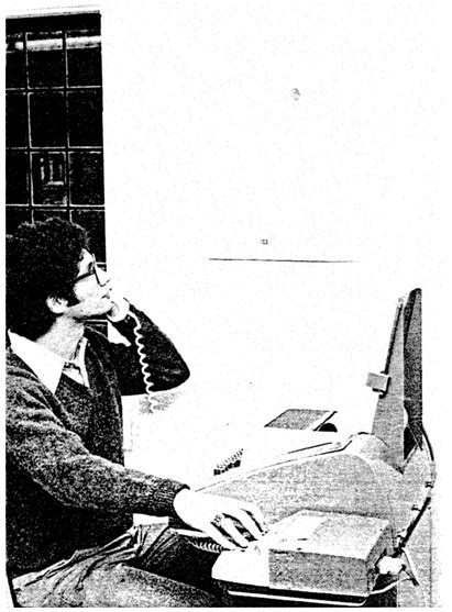 A N Arson Inuestigator Controlling The Arson Recognition System At A