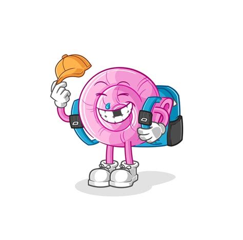 Premium Vector Shell Goes To School Vector Cartoon Character