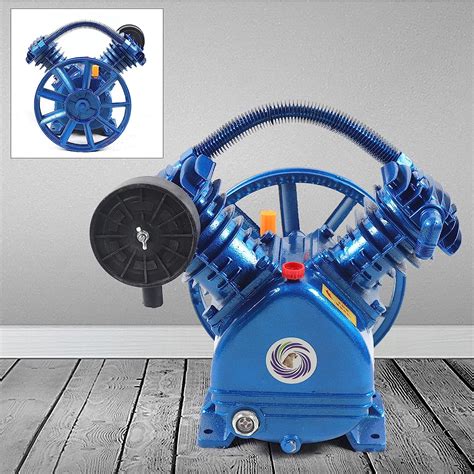 Cabezal De Bomba De Compresor De Aire 2 Cilindros 3hp 175psi V Estilo