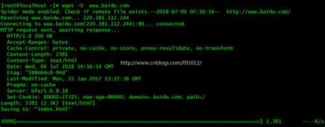 Linux Wget命令详解 Csdn博客