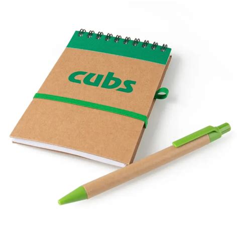 Cub Scouts Eco 70 Page Notebook With Ball Point Pen Ting