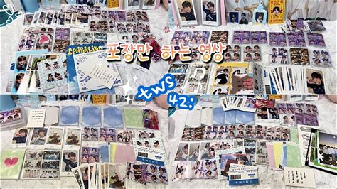 16 42 브이로그🎁포장만 하는 영상 드루와•투어스비공굿•투어스로그•투어스덕질 Youtube