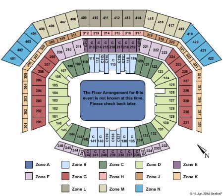 Levi S Stadium Seating Chart Concert