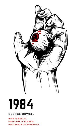 1984 Illustrated Nineteen Eighty Four A Dystopian Futu Artofit