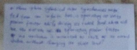 Solved A Three Phase Cylindrical Rotor Synetronous Motor