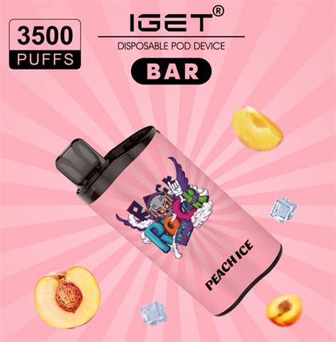 Iget® Bar Peach Ice Mr Puff